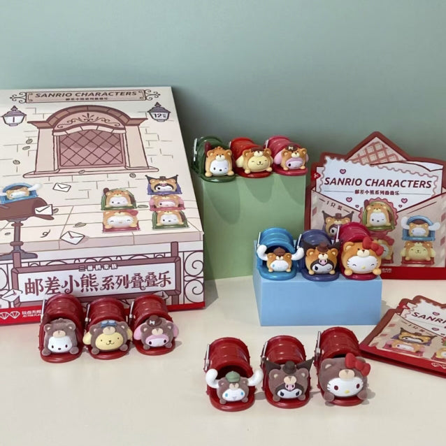 SRO Postman Bear Series Mini Beans Figures – Woowtoys